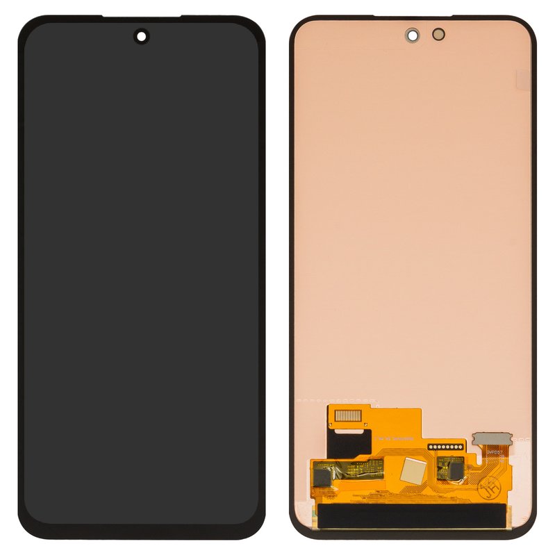 LCD compatible with Samsung A556 Galaxy A55, (black, without frame ...